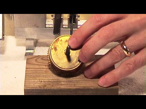 Clock Mainspring Barrel Cap Removal. How to correctly remove it. Clock repair basics.