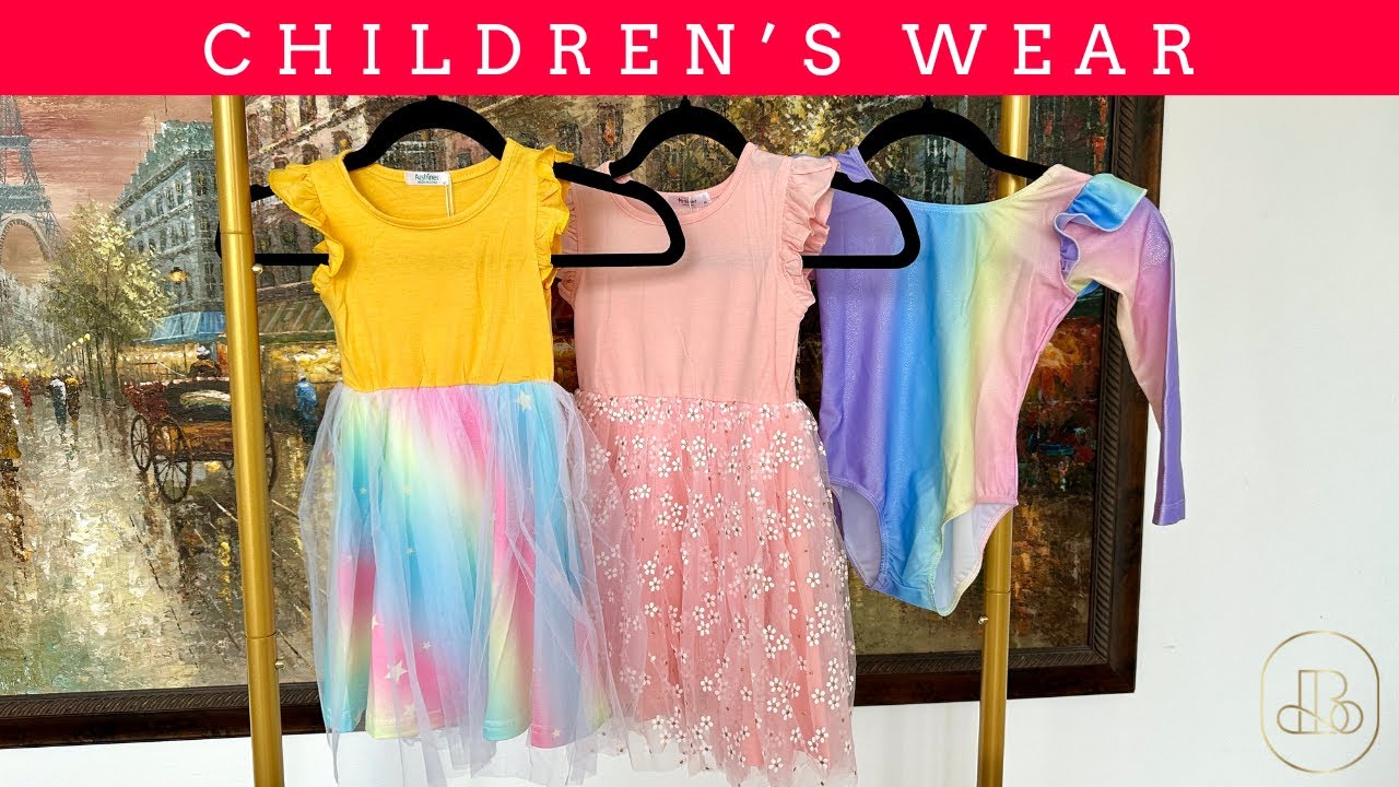 🎀 Girls Gymnastics Leotards & Tulle Party Sundress | Stylish, Fun & Comfortable! 🌟