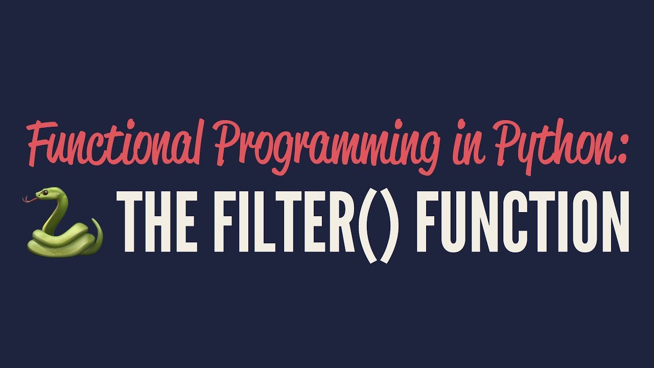 Functional Programming in Python: The 