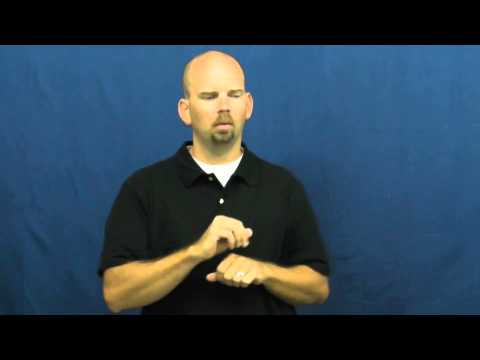 American Sign Language ASL Video Dictionary - shove