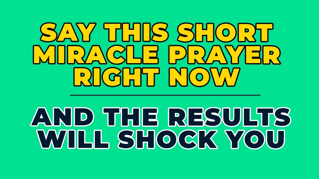 SAY THIS SHORT PRAYER RIGHT NOW!! | Powerful Prayer For Protection From Evil Plans