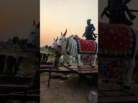 Fiber FRP Animal and Bird Statue - Bull/Ox/Khillari Bail Statue ...