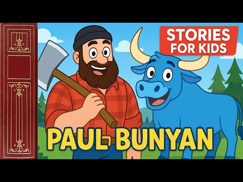 Paul Bunyan 🪓🐂 | American Tall Tale for Kids | Giant Lumberjack Storytime Adventure