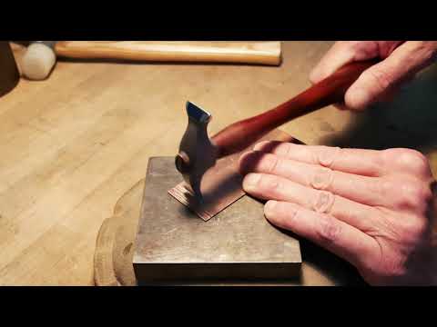 Creating texture on metal