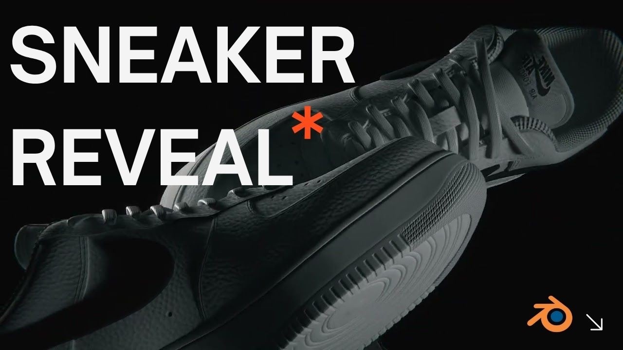 Nike Shoe Cinematic Render 🔥 | Blender 3D | Comment for tutorial