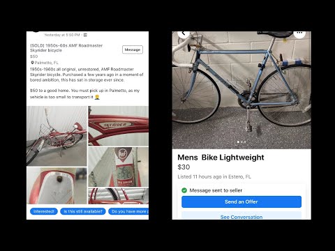 I bought two vintage bikes on Facebook marketplace