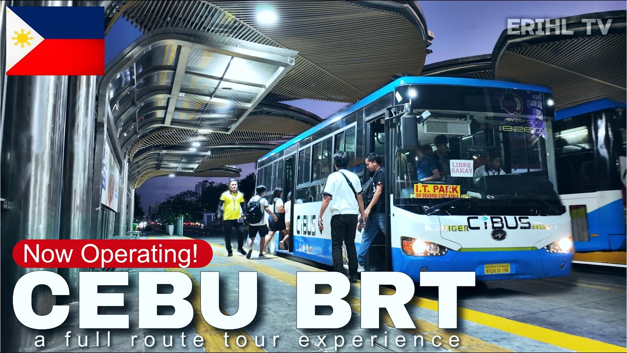 Cebu BRT Now Operating! Full Route Tour from Il Corso SRP to Cebu IT Park | March 2026 Update