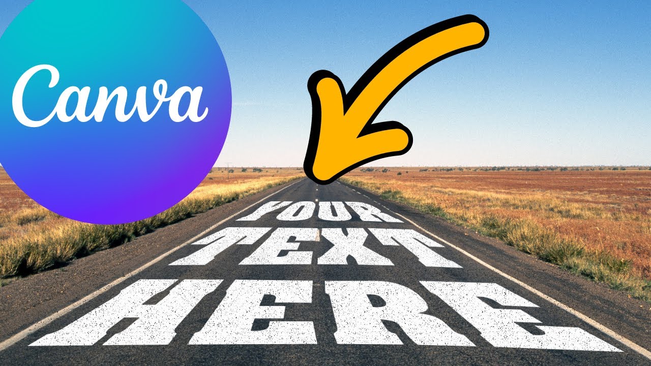 Perspective Text Effect in Canva - Easy Tutorial
