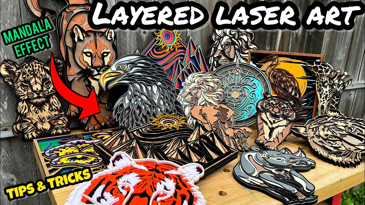 Layered Laser Art- Mandala Style and More: Tutorials, Tips, and Ideas