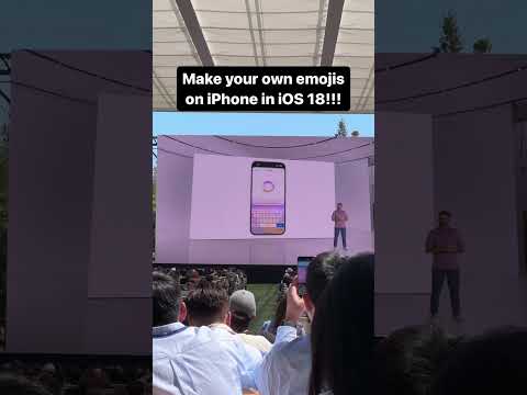 How to make your own emojis on iOS 18. #apple #ios18features