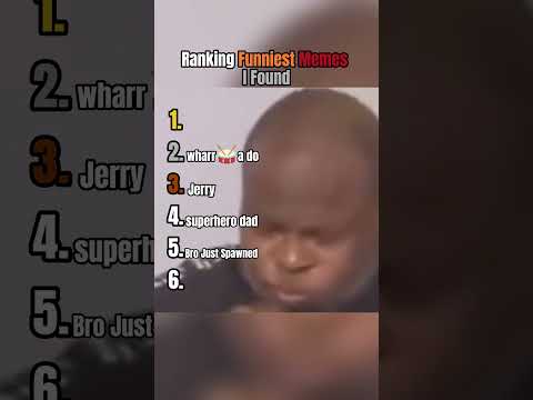 Ranking the Funniest Memes I Found 😂 | Ultimate Meme Tier List Shorts