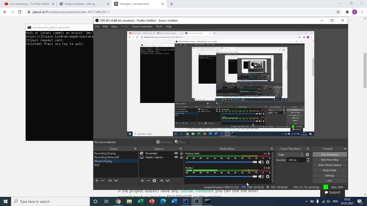 PACKETEVENTS BUG FIXING AND WRAPPER CREATION STREAM
