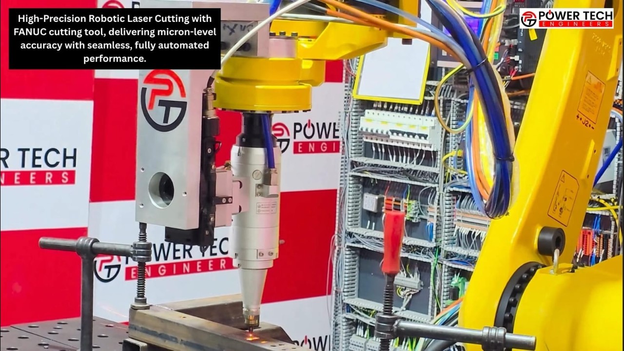 High-Precision Robotic Laser Cutting with FANUC Cutting Tool for Micro-Level Accuracy