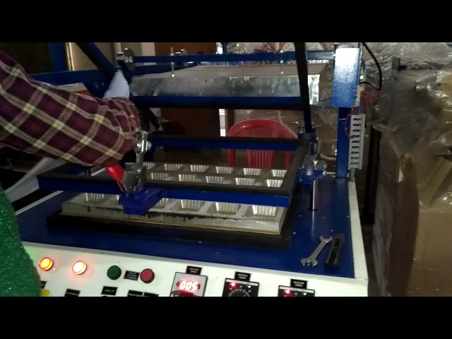 Paper Plastic Thermocole Plate Machine - Sugarcane Bagasse Plate Making ...
