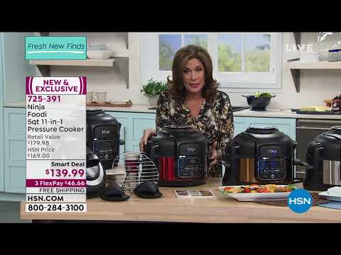 Ninja Foodi 5Quart 11in1 Pressure Cooker w/TenderCrisp T...