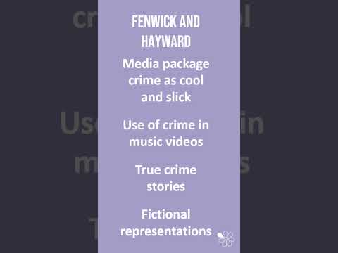 Commodification of Crime | 60 Second Sociology (Crime and Deviance)