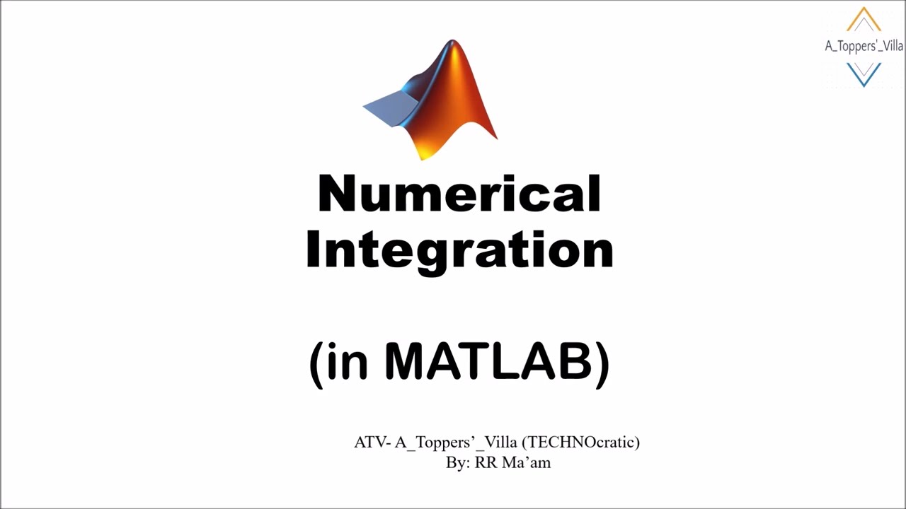 Integration in MATLAB || Single and Double Integrals with upper and lower limits || Team ATV || (RR)