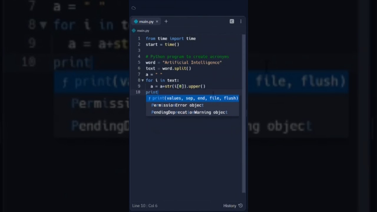 #40 Topic - Calculating Execution Time of a Python Program #100daysofcode with #python #100 #shots
