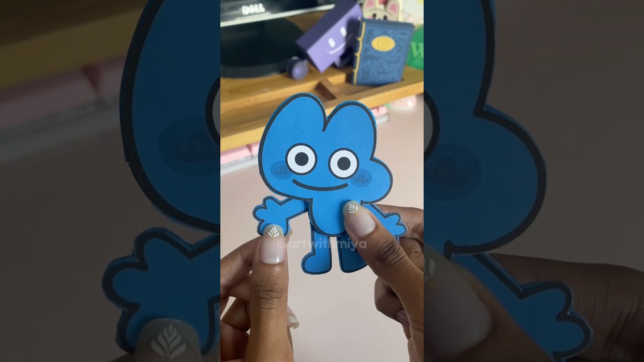 Making Four From BFB! 4️⃣ #bfbfour #battlefordreamisland #bfdi #craftideas #cardboardcraft