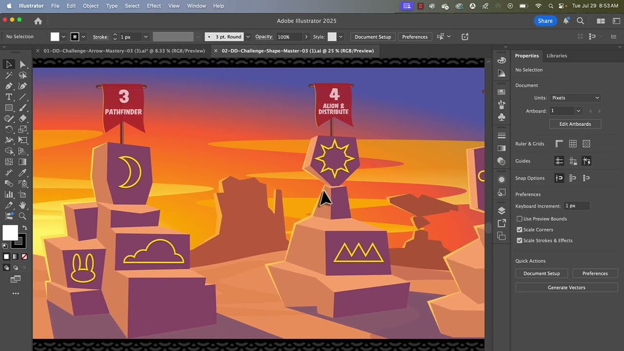 Design Dojo - Illustrator Shape Master
