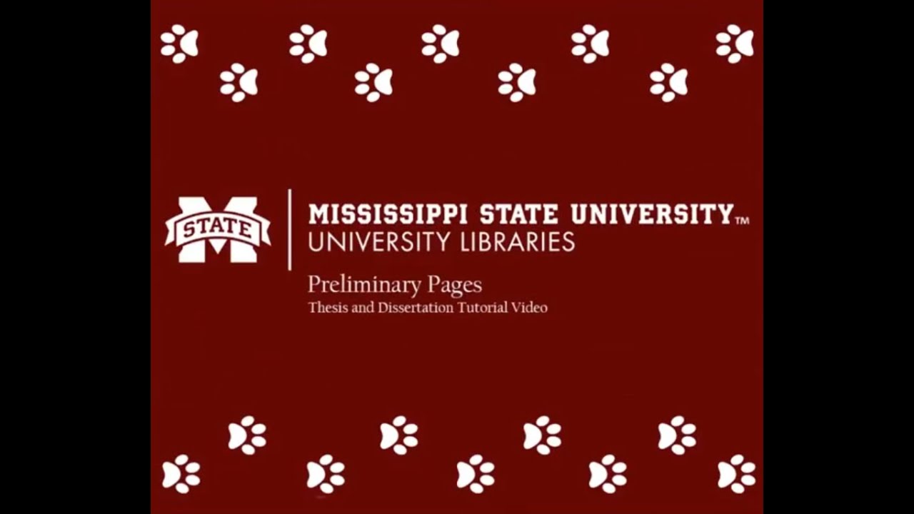 Preliminary Pages