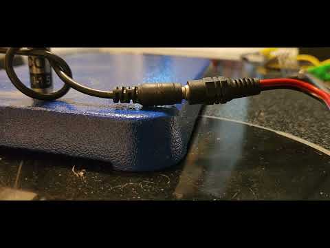 High voltage spark gap project test.