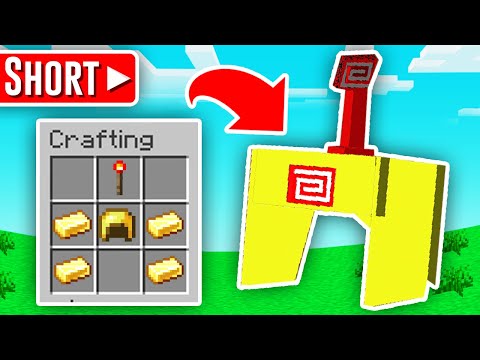 Minecraft Magic Helmet Does This.. #Shorts