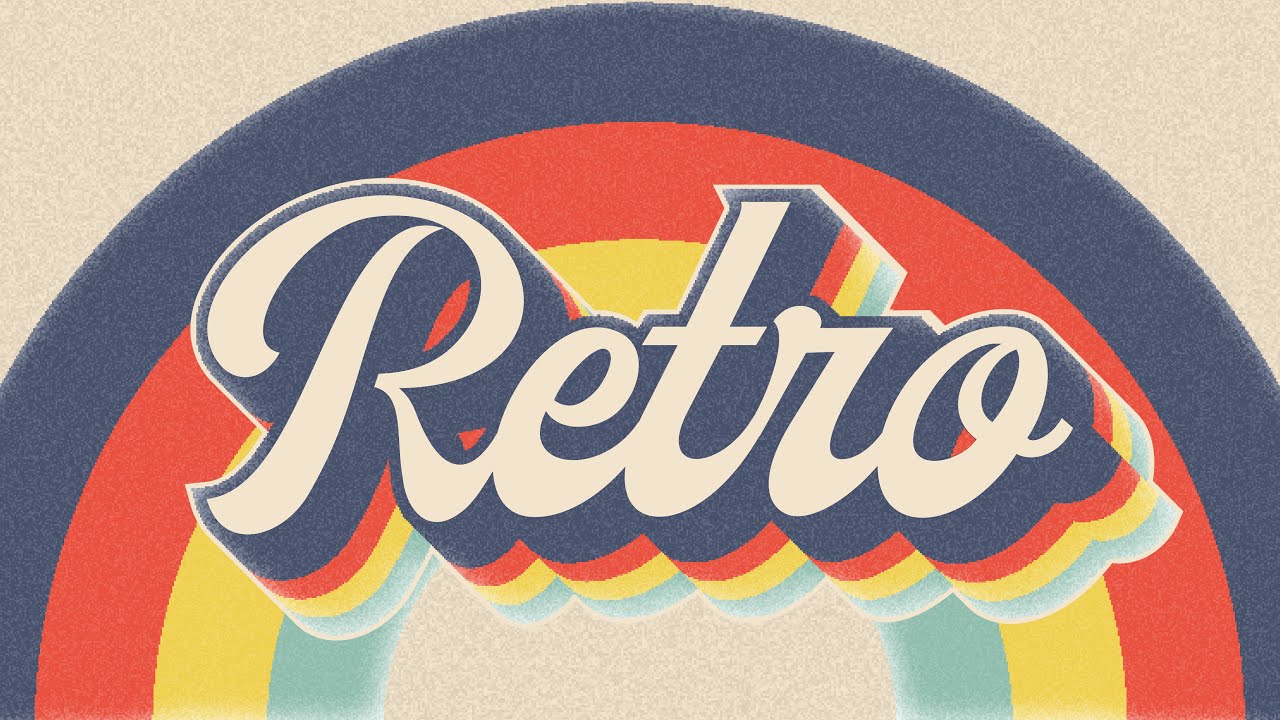 Retro Text Effect Illustrator Tutorial