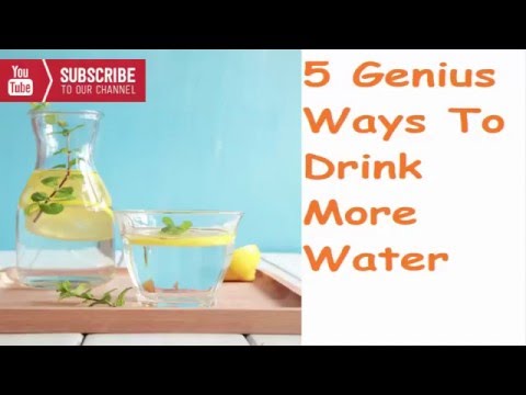 5 Genius Ways To Drink More Water | Easy health and beauty tips