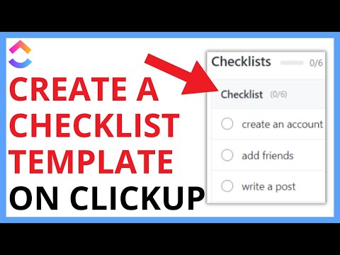 How to Create a Checklist Template on ClickUp [QUICK GUIDE]