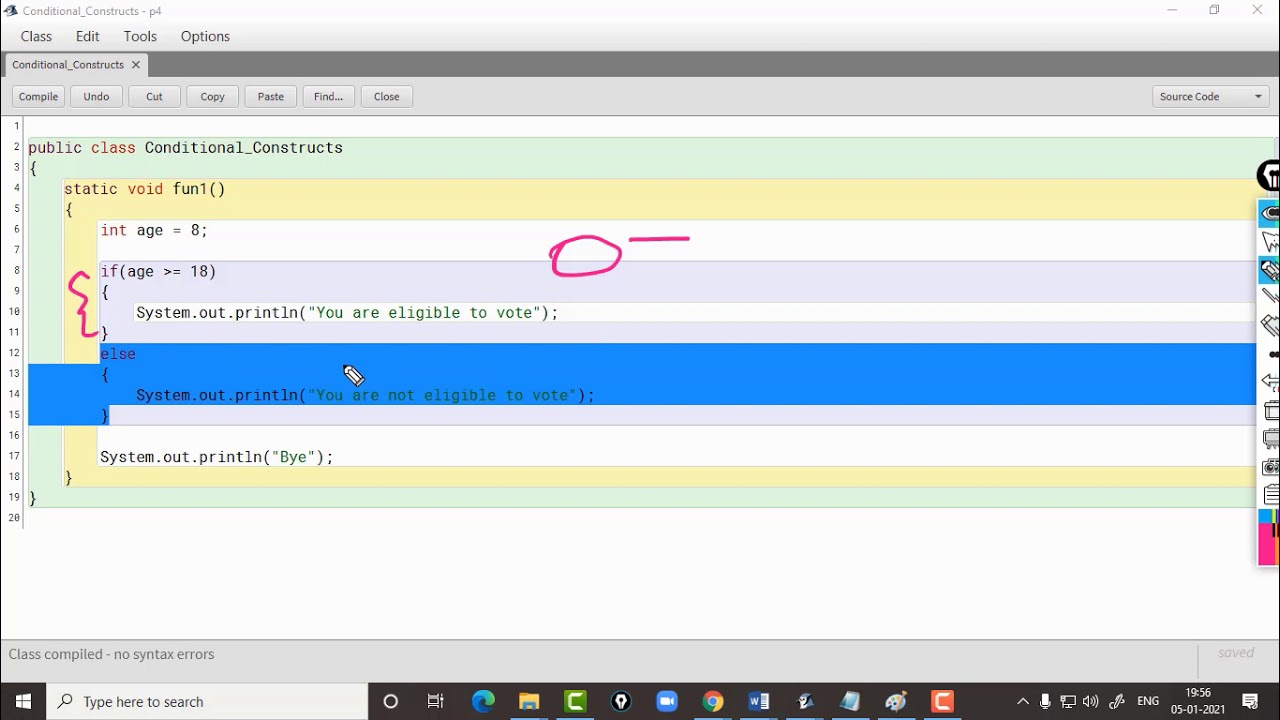 Class 9th ICSE | Conditional Constructs If And Switch In JAVA | Chapter 9 | Part 1