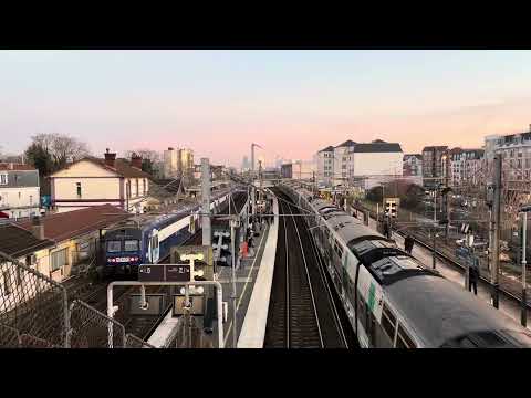 Transilien SNCF : Quand la Ligne J et le RER A arrivent en simultané à Houilles - Carrières-S/Seine