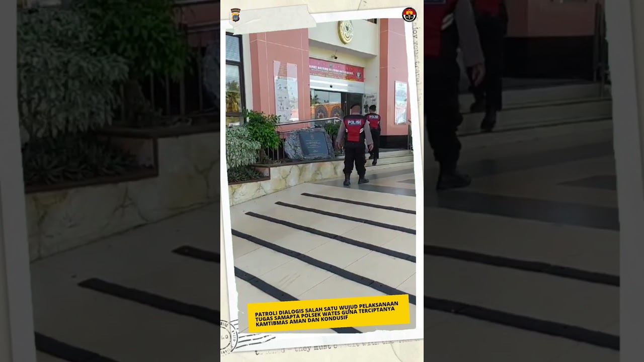 Patroli Dialogis  guna terciptanya situasi Kamtibmas Aman dan kondusif