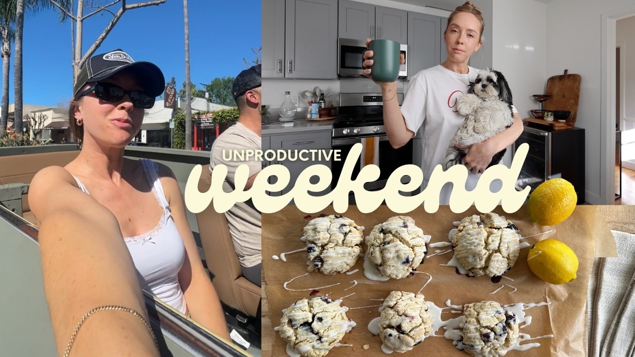 an actually unproductive weekend (no guilt, no apologies)