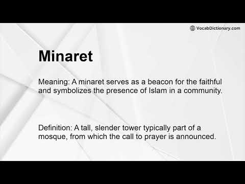 Minaret Meaning