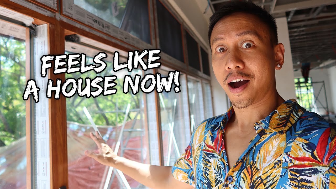 OMG! Our New House FINALLY Has Windows! - March 30, 2022 | Vlog #1473