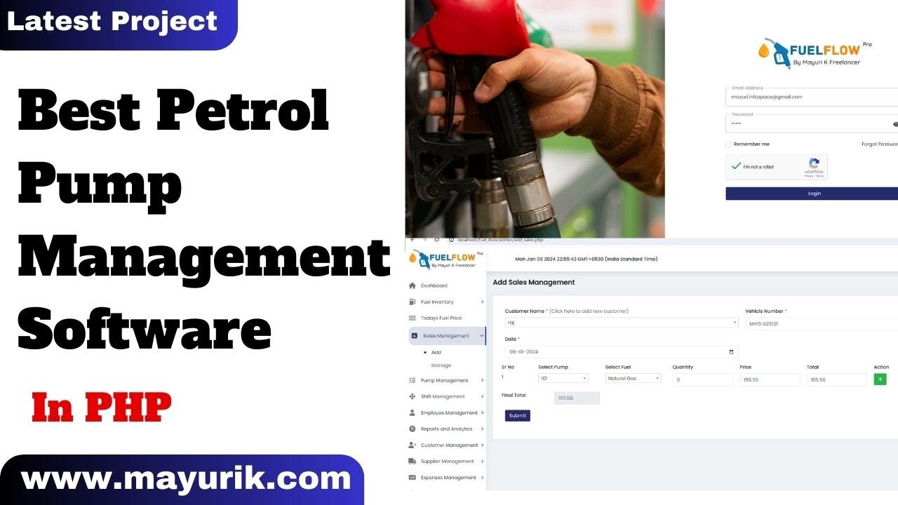 Petrol pump management system project | fuel station management system  | Source Code & Projects