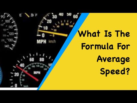 Average Speed Formula. What Is The Formula For Working Out The Average Speed? (Plane Example)