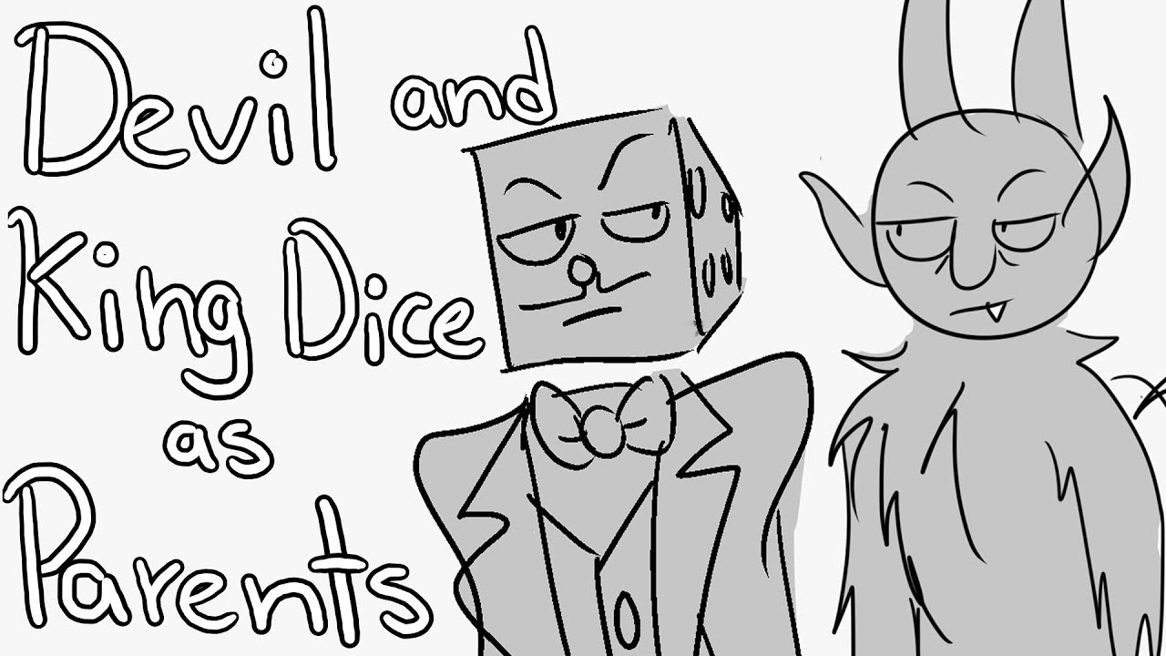 Devil and King Dice as parents || Cuphead Animatic