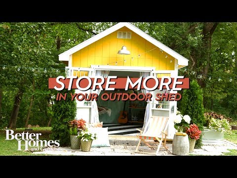 Store More in Your Outdoor Shed