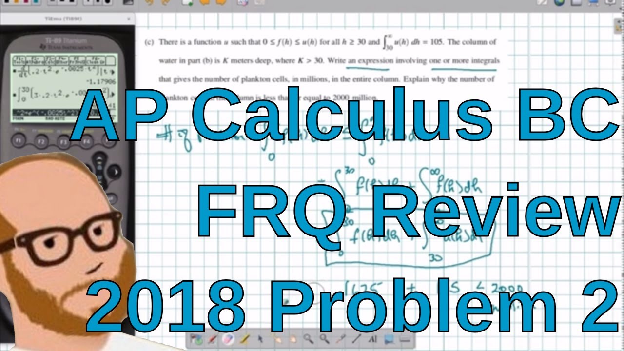 Calculus BC Free Response 2018 FRQ 2