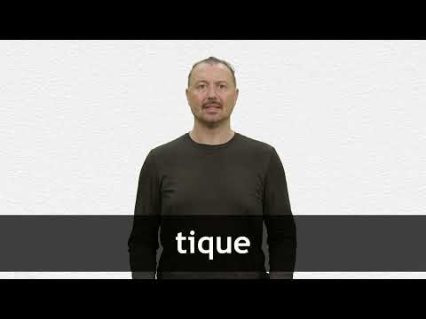English Translation of “TIQUE” | Collins French-English Dictionary