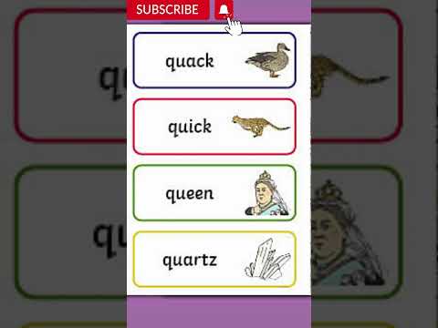 Digraph qu | qu sound | Jolly phonics