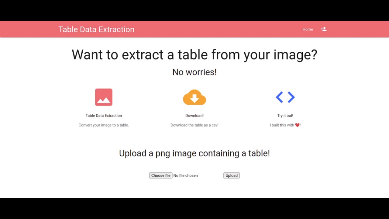 Invoice Data Extraction | Table Data Extraction | Image to Table API | Flask