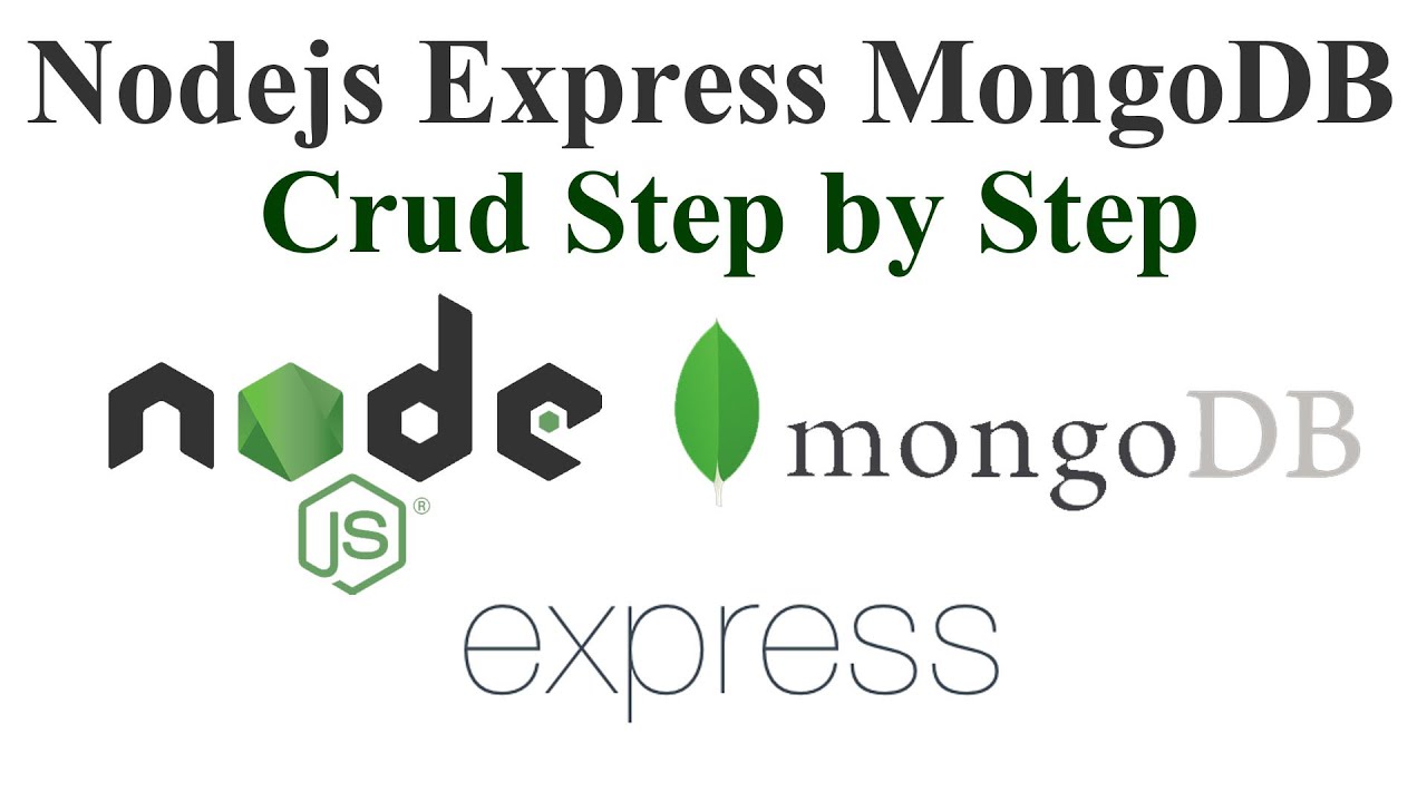 Nodejs Express MongoDB Crud step by step