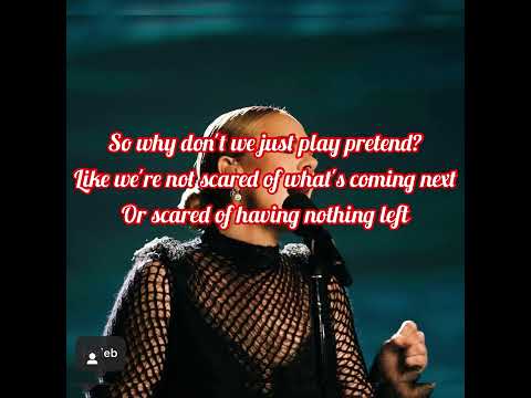 Adele -All I ask (lyrics)