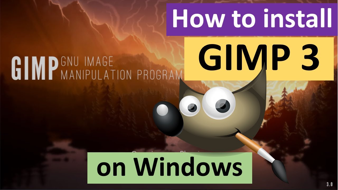 How To Install GIMP 3 on Windows