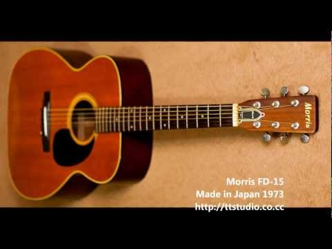 Morris FD-15 OM Acoustic Guitar 1975 Natural | Reverb