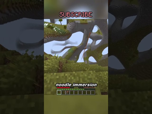 Noodle world generation experiment Minecraft Data Pack