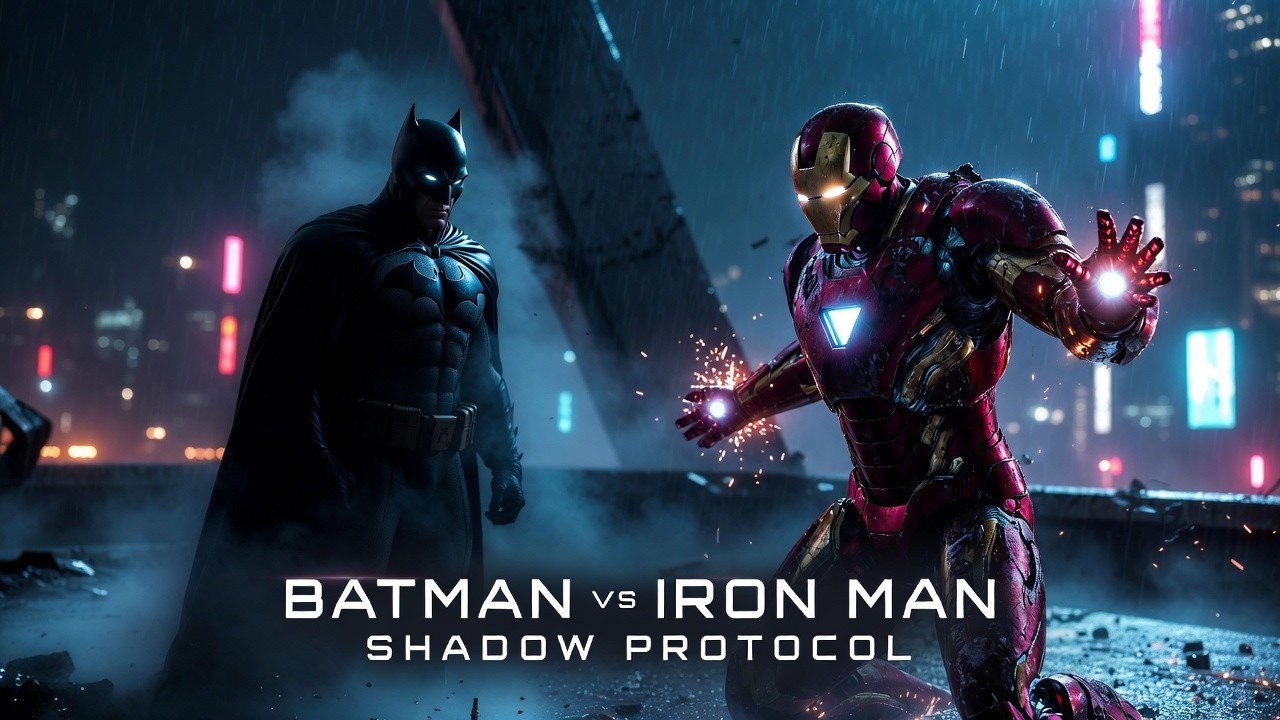 Batman vs Iron Man - SHADOW PROTOCOL (Epic AI Crossover) 2026
